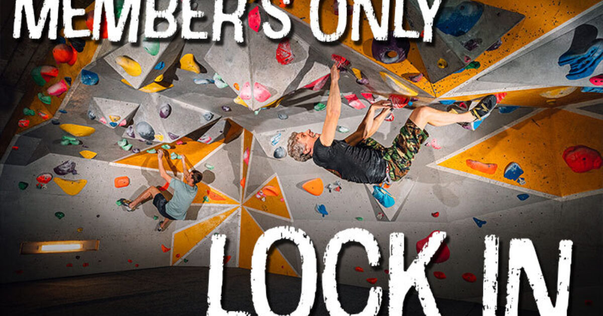 Members only lock-in - The Castle Climbing Centre - The Castle Climbing ...