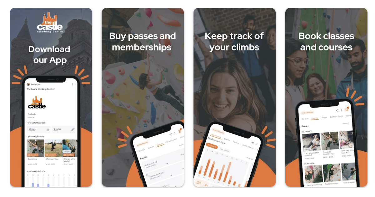 The Castle App & FAQs - The Castle Climbing Centre - The Castle ...